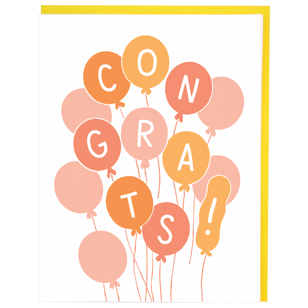 Bunch of Balloons Congratulations Card – Love Child